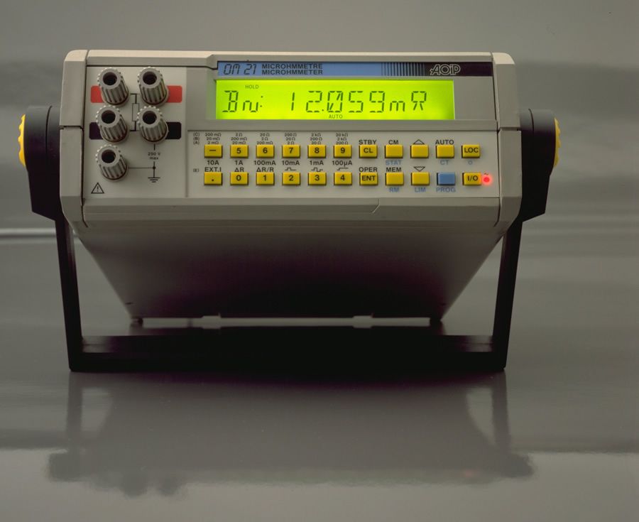 Micro-ohmmètre programmable de table de haute précision - OM 21 - Micro ...